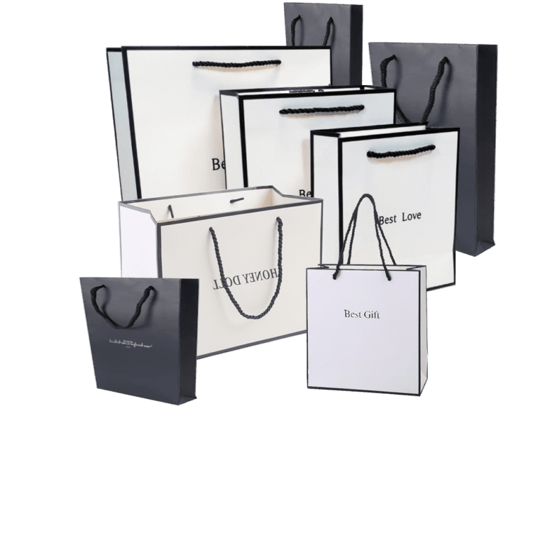 custom hanger garment bag/paper bag/tag/label/Folding box